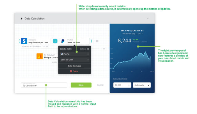 Combine Your Data with Data Calculations | Databox