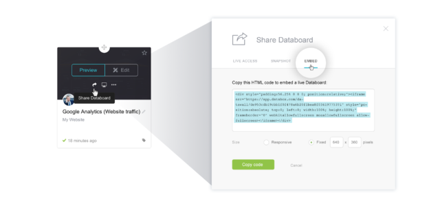 Embed Databoards: Share Live and Interactive Dashboards on Any Web Page ...