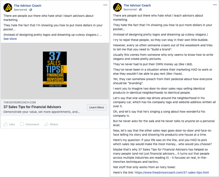 How to Write Facebook Ads That Convert: 21 Expert Tips & Examples | Databox