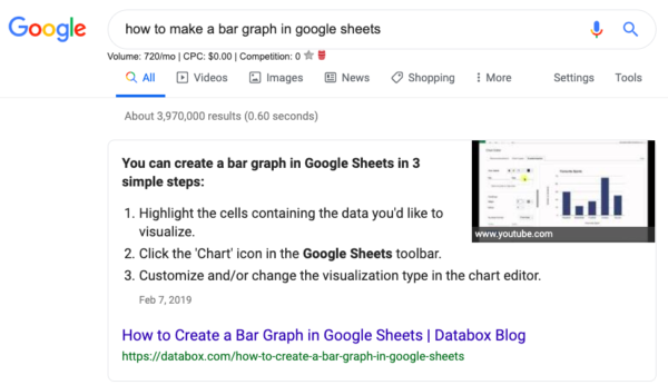 15 Featured Snippet Optimization Tips for Getting More Position Zero Results | Databox