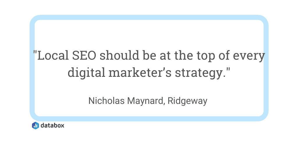 36 Local SEO Metrics That Every Local Business Should Be Tracking | Databox