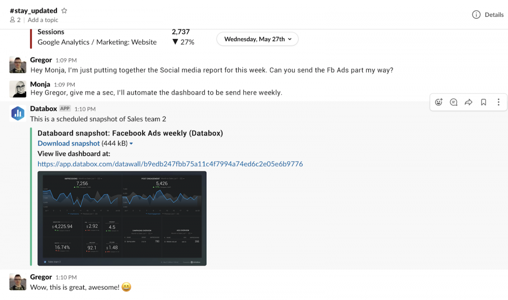 The 13 Most Important Facebook Ads Metrics for Measuring ROI | Databox