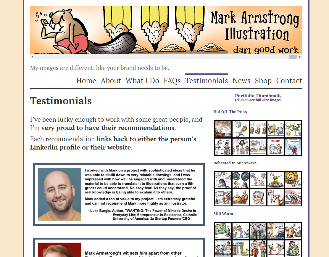 7 Examples of Great Testimonial Pages That Generate Sales | Databox