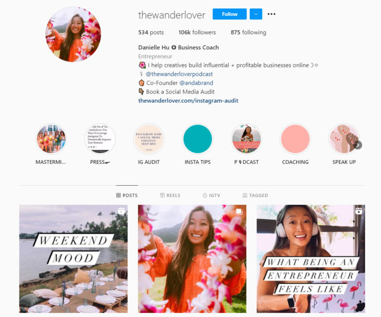 24 Data-Backed Instagram Profile Examples and Bio Ideas | Databox