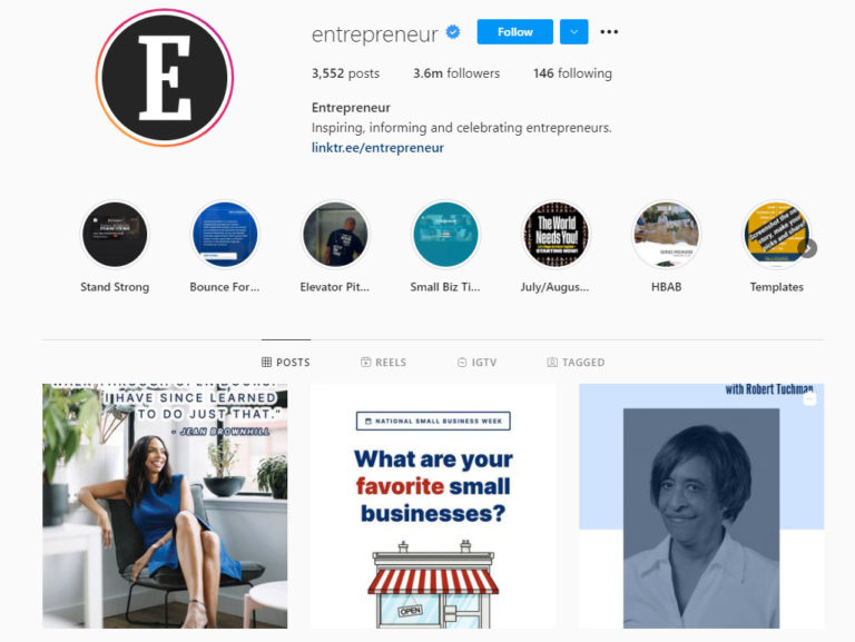 24 Data-Backed Instagram Profile Examples and Bio Ideas | Databox