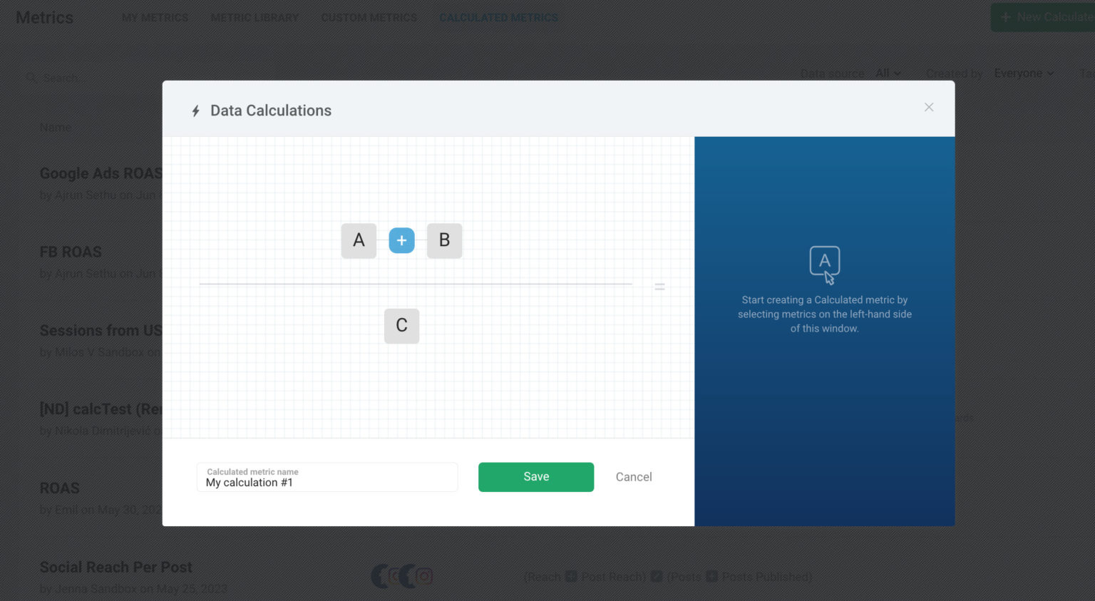 Use Equations to Create Your Own Metrics | Databox