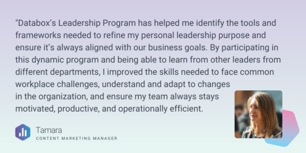 Leadership Development at Databox | Databox